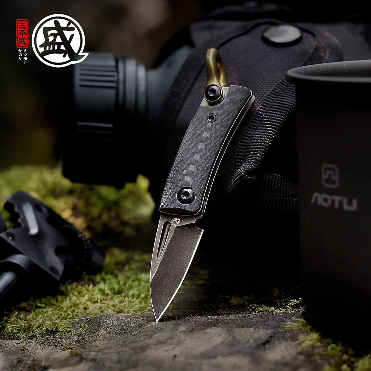 MITSUMOTO SAKARI | 2″ Japanese Pocket Knife, Sandvik 12C27 Steel ...